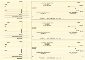 3-Per-Page Business Check - Yellow Safety | Sam's Club Checks