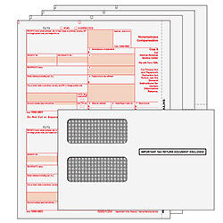 Bundle: Laser 1099-NEC Tax Forms 4-Part Set with Envelopes | Sam's Club Checks